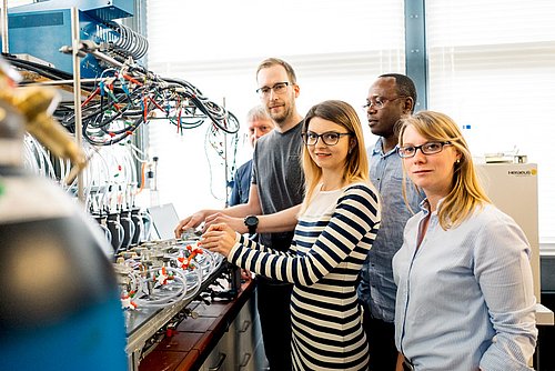 Fixation of powder catalysts on electrodes: RESOLV